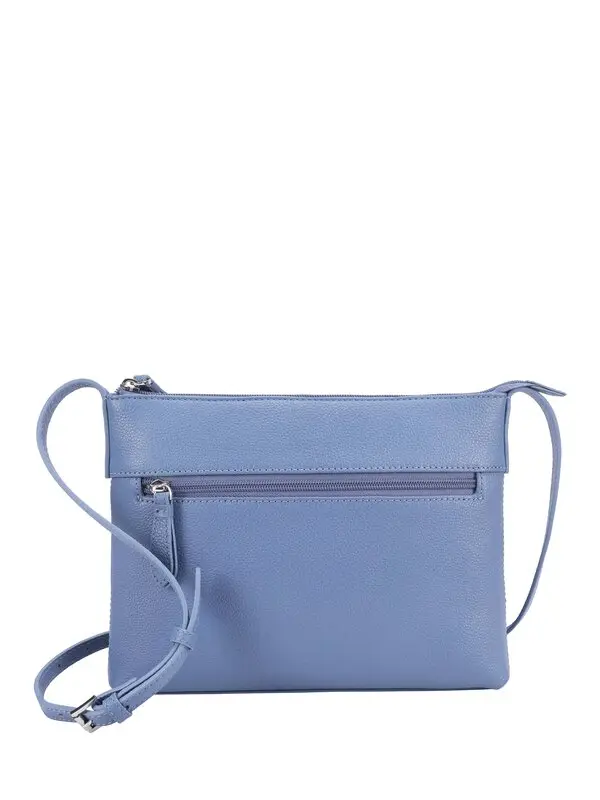 LLOYD BAKER Estelle Crossbody Bag In Full-grain Leather - Blue