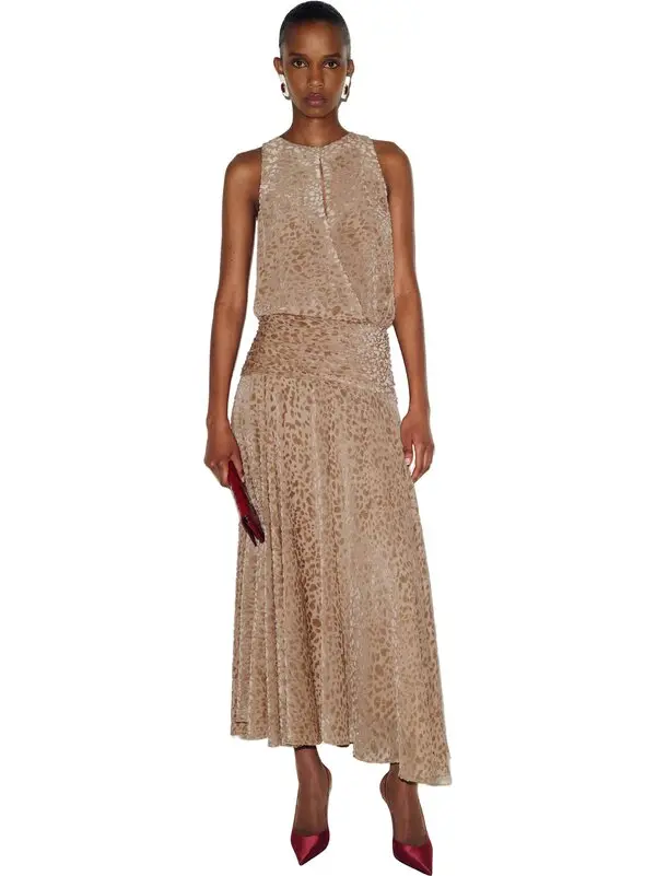 REFORMATION Daisy-kate Maxi Dress - Brown