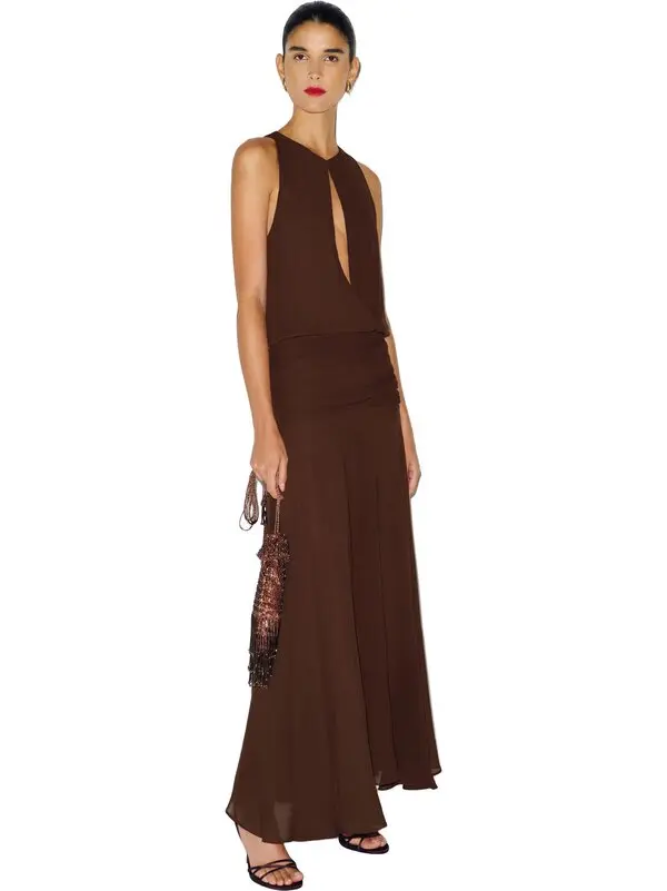 REFORMATION Daisy-kate Maxi Dress - Brown