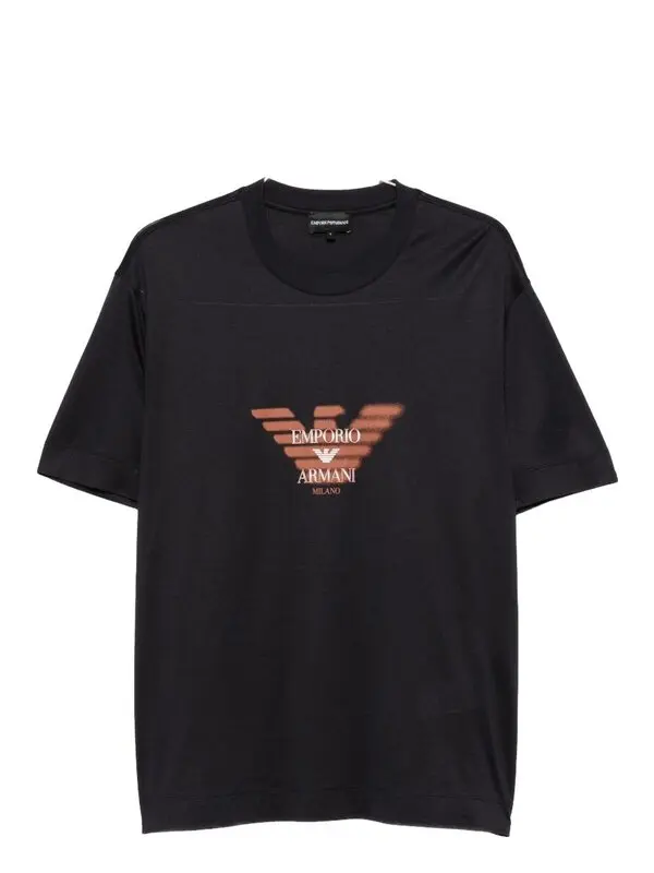 Emporio Armani Logo T-shirt - Blue
