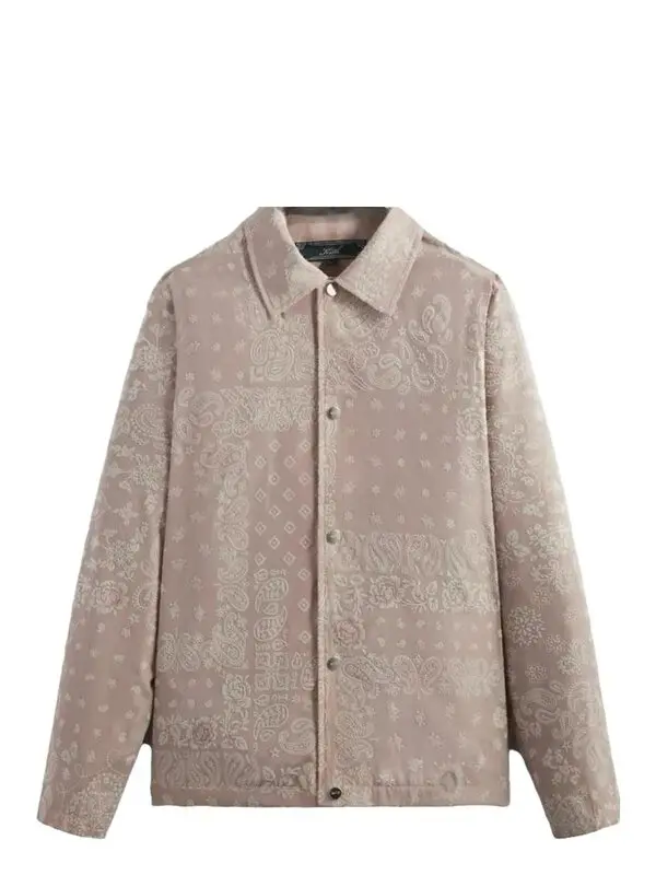 Kith Deconstructed Bandana Coaches Jacket - Tan