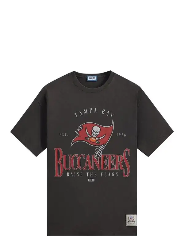 Kith X Nfl Fw23 Buccaneers Vintage T-shirt - Black