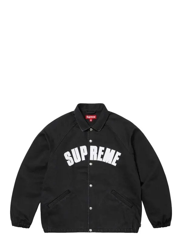 Supreme Arc Denim Coaches Jacket - Black