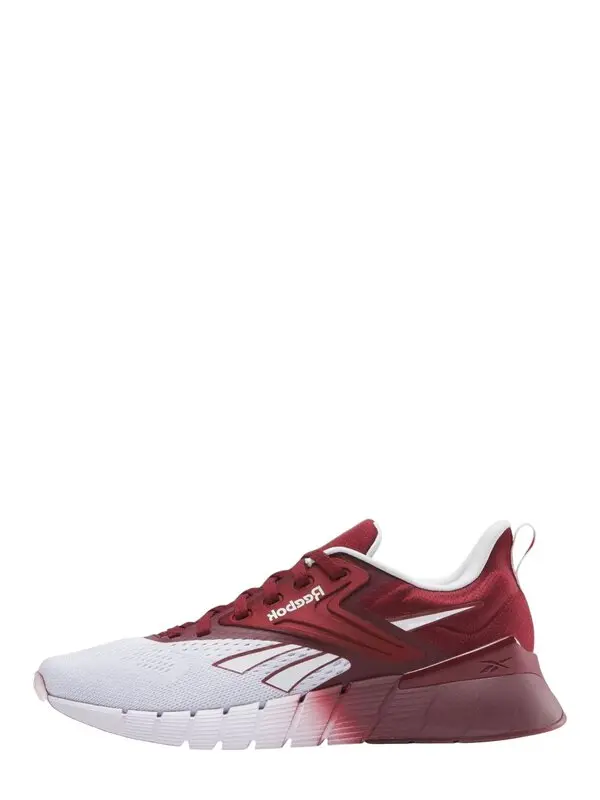 REEBOK Nano Gym Athletic Lace-up Sneakers - White/maroon/maroon