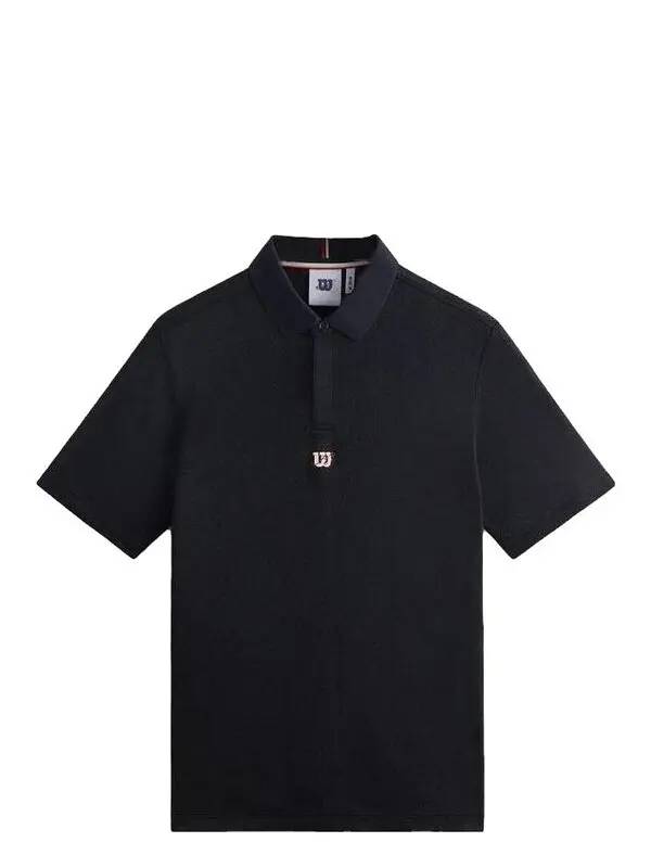 Kith X Wilson Game Point Seamless Polo - Black