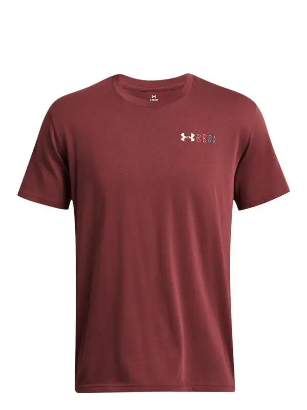 Under Armour Heavyweight Training Graphic T-shirt - Dark Red