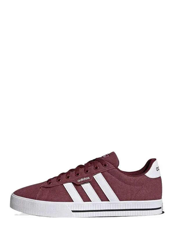 Adidas Daily 3.0 Low Top Sneakers - Shadow Red/cloud White/core Black