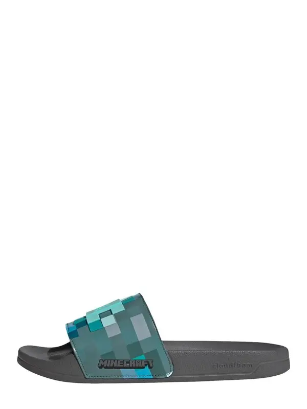 Adidas Adilette Slides 'minecraft - Grey Four