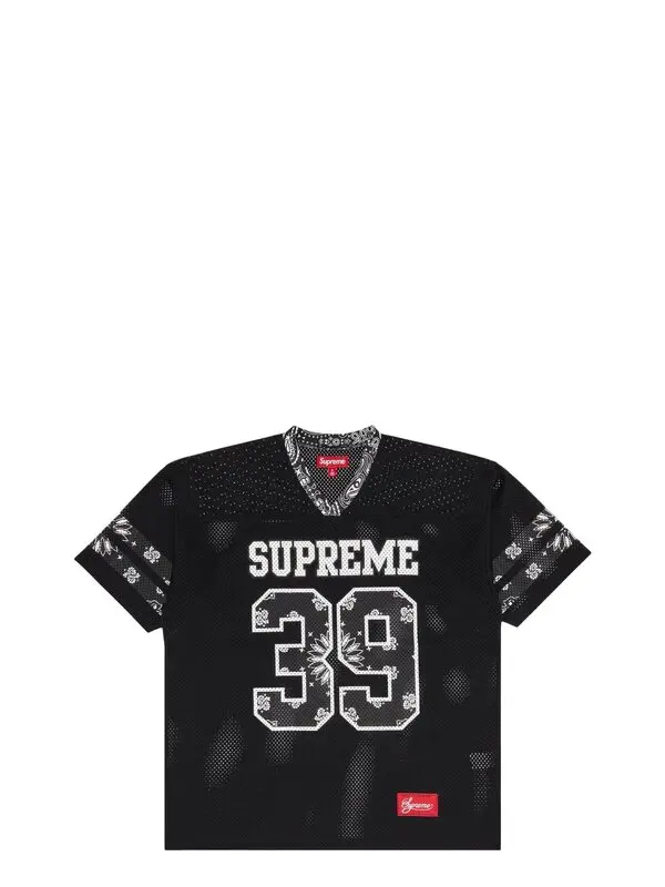 Supreme Bandana Football Jersey - Black