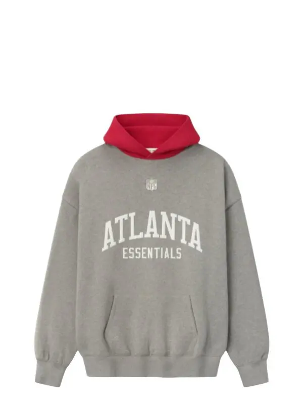 Fear Of God Falcons Hoodie - Dark Heather/red