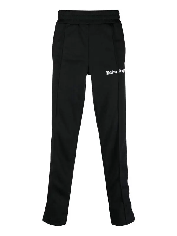 Palm Angels Fw22 Classic Track Pant 'black White - Black/white