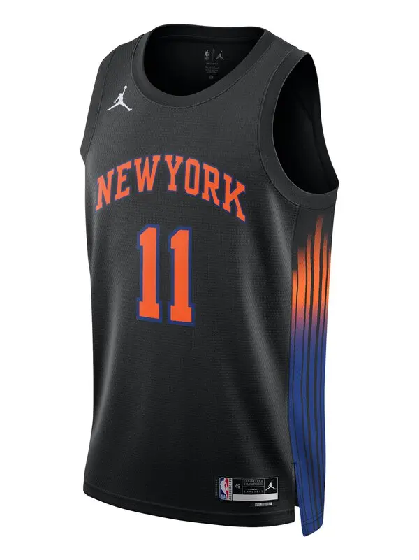 Nike Jalen Brunson New York Knicks Statement Edition Swingman Jersey - Black