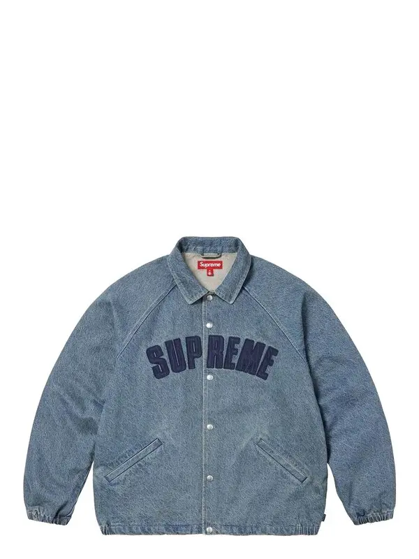 Supreme Arc Denim Coaches Jacket - Washed Indigo