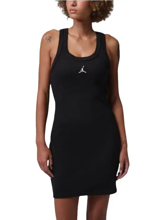 JORDAN Brooklyn Vest Dress - Black/white