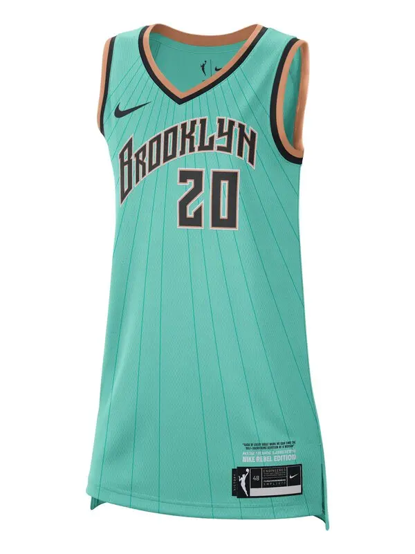 Nike Dri-fit Wnba Sabrina Ionescu New York Liberty Rebel Edition Jersey - Mint
