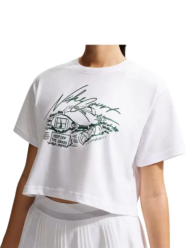 Nike Cropped T-shirt - White
