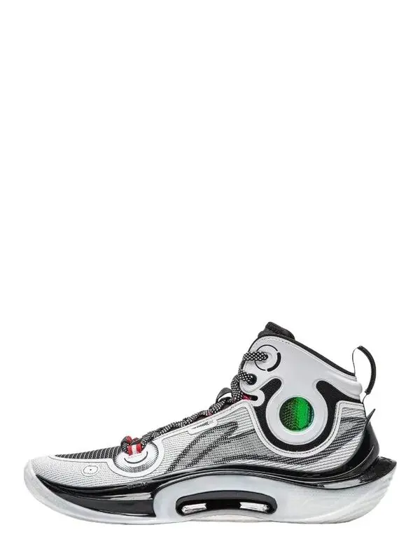LI-NING Sonic 11 'ink And Wash' High Top Sneakers - White/black