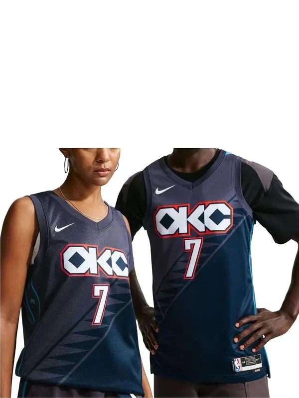 Nike Chet Holmgren Oklahoma City Thunder City Edition Swingman Jersey - Thunder Blue