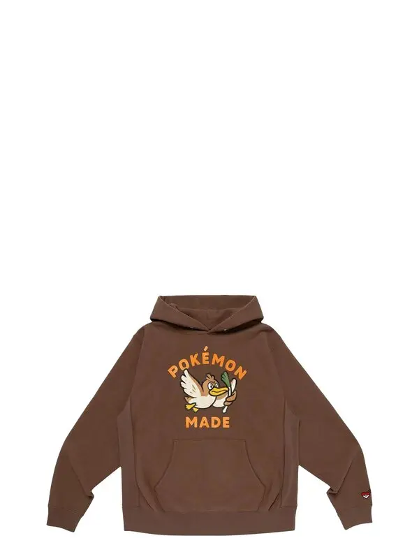 HUMAN MADE X Pokemon Farfetchd Heavyweight Hoodie - Brown
