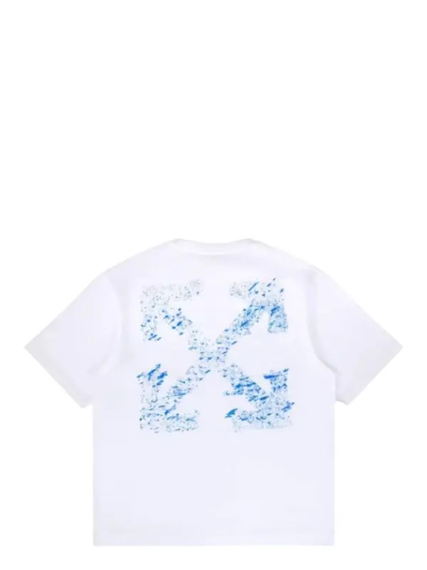 Off-White Paint Splatter Arrow Diag Fit T-shirt - White