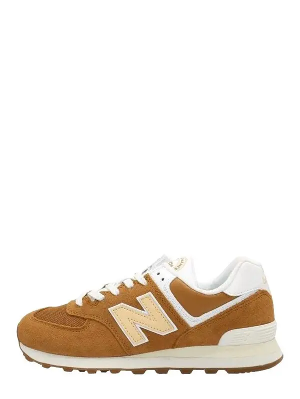 NEW BALANCE 574 Low Top Lace Up Sneakers - Brown
