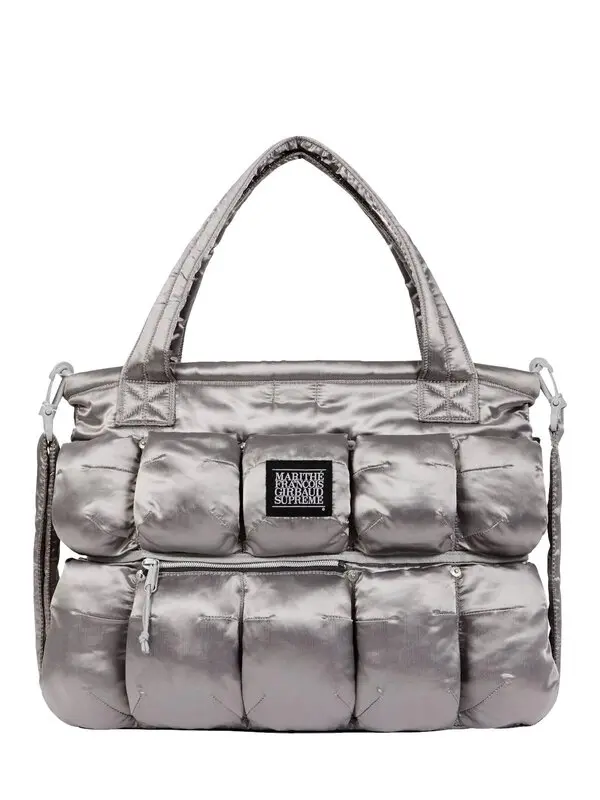 Supreme X Marithé + François Girbaud Puffer Tote Bag - Silver