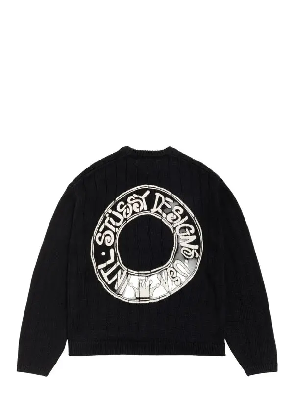 StÜssy Buana Logo Sweater - Black