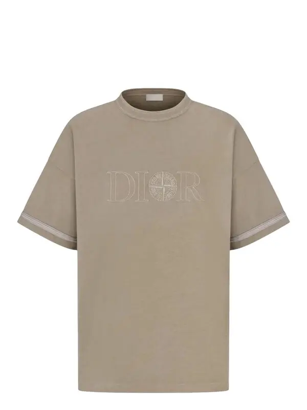 Dior X Stone Island T-shirt - Brown