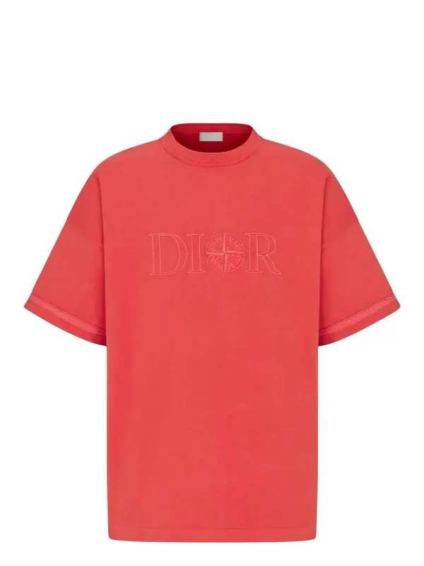 Dior X Stone Island T-shirt - Red