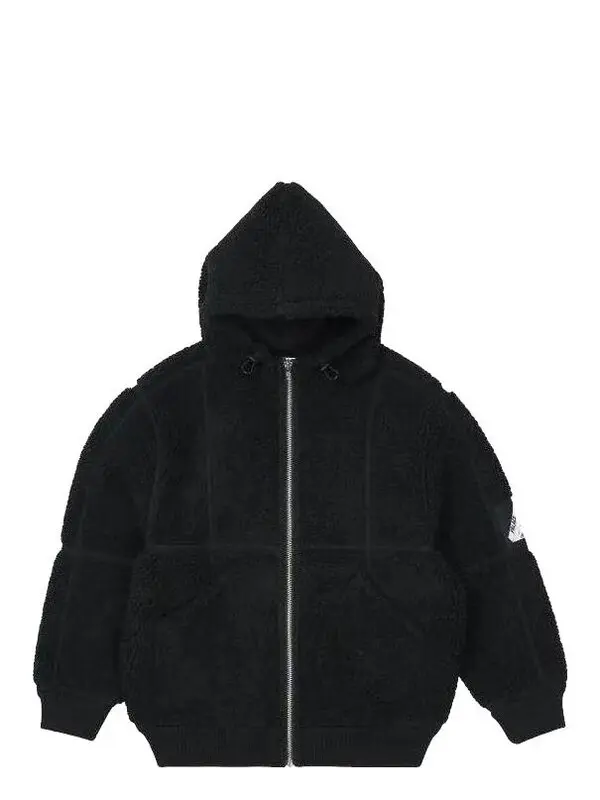 PALACE Sherpa Hooded Jacket - Black