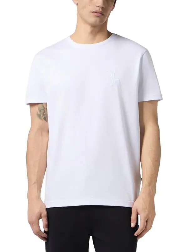 BILLIONAIRE Round Neck T-shirt Baroque - White
