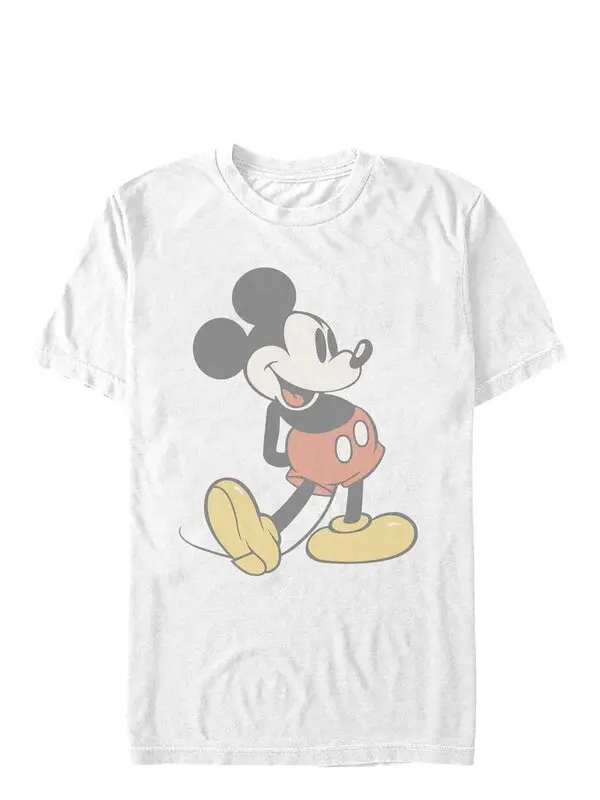 MICKEY & FRIENDS Giant Icon Short Sleeve Graphic T-shirt - White