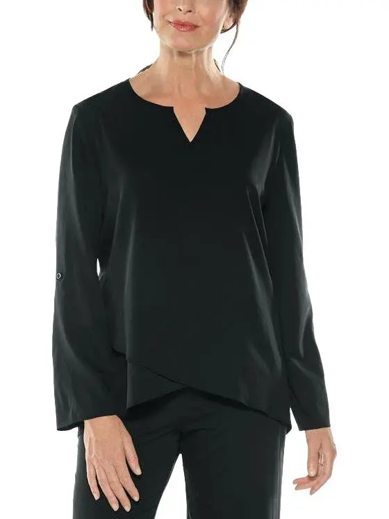 Coolibar Santa Barbara Tunic Top - Black