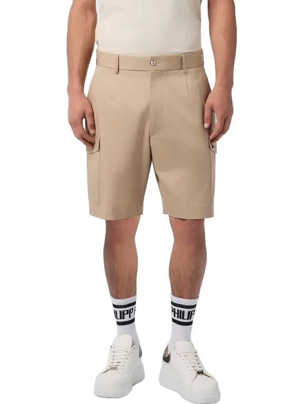 Philipp Plein Cargo Shorts - Beige
