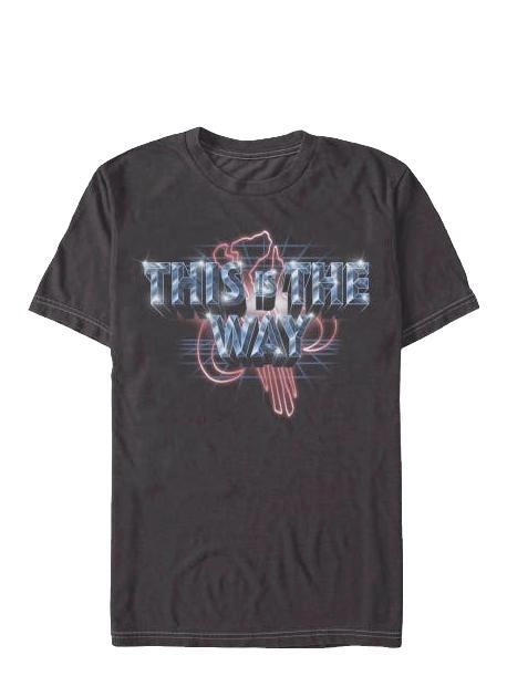 STAR WARS: THE MANDALORIAN This Is The Way Crest Short Sleeve Graphic T-shirt - Charcoal