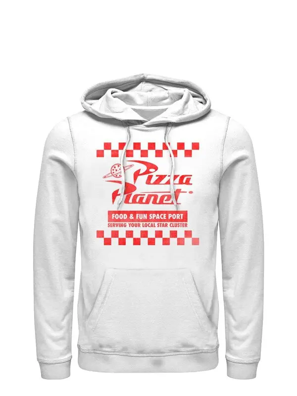 TOY STORY Pizza Planet Lightweight Hoodie - White