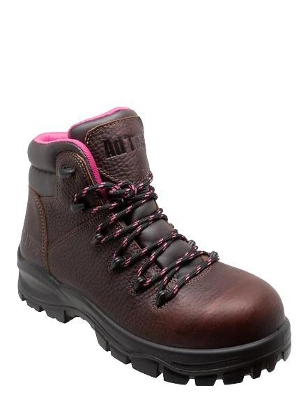 ADTEC 6" Waterproof Soft Toe Work Boots - Brown