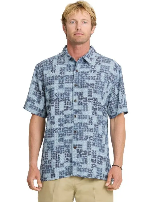 QUIKSILVER WATERMAN Boca Shirt - Blue Nights