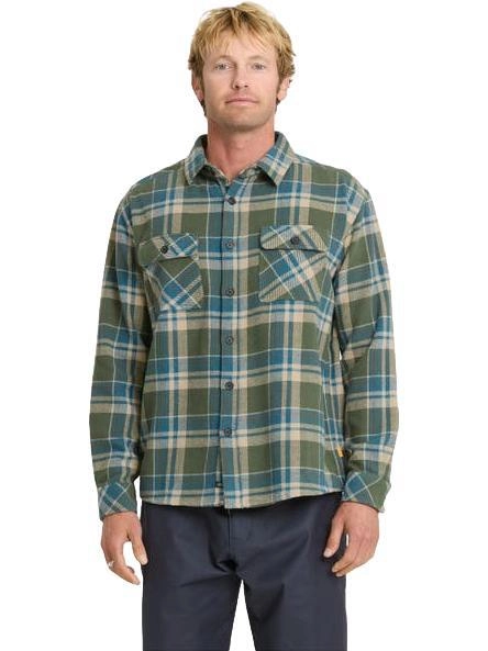 QUIKSILVER WATERMAN Dover Flannel - Thyme