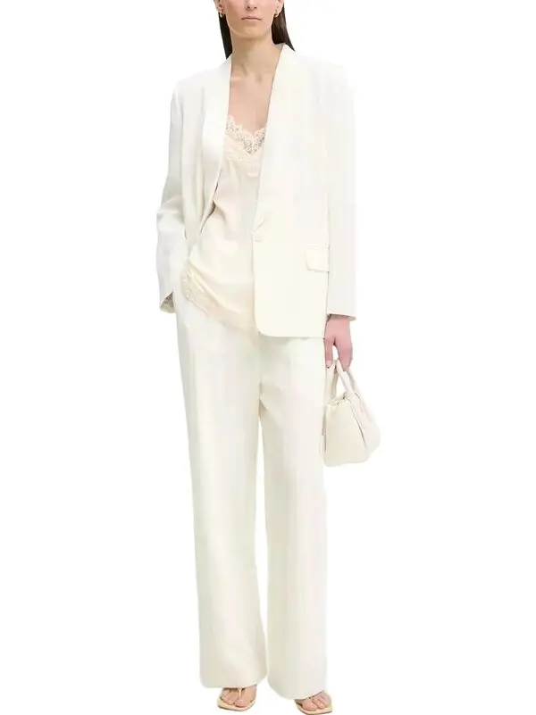 Munthe Shawl Lapel Single-breasted Blazer - Neutrals