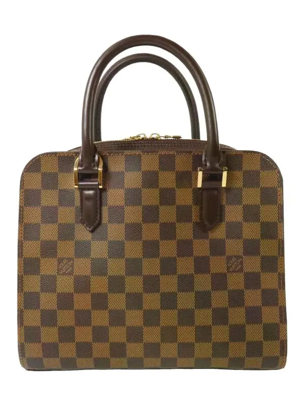 LOUIS VUITTON Damier Triana Handbag - Brown
