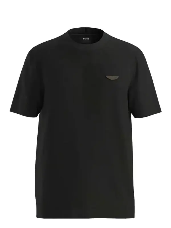 BOSS Logo-patch T-shirt - Black