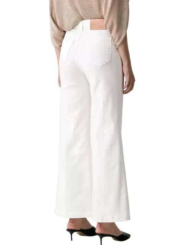 VICOLO Cristina Wide-leg Jeans - White