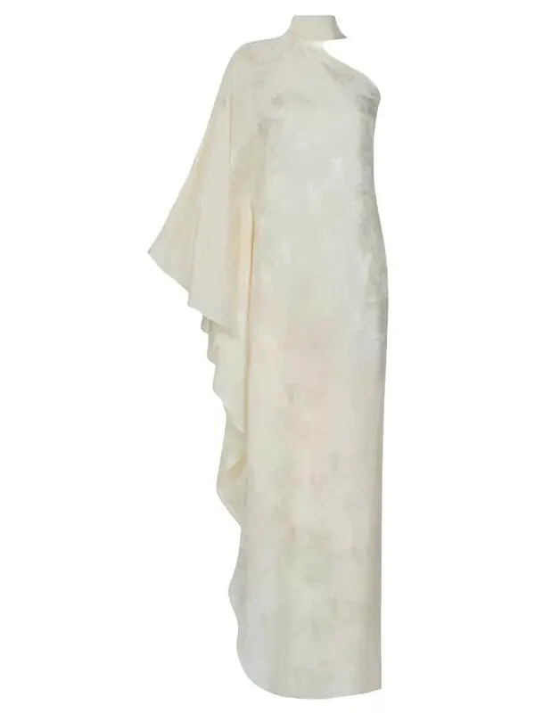 TALLER MARMO Ubud Toile One-shoulder Maxi Dress - Neutrals