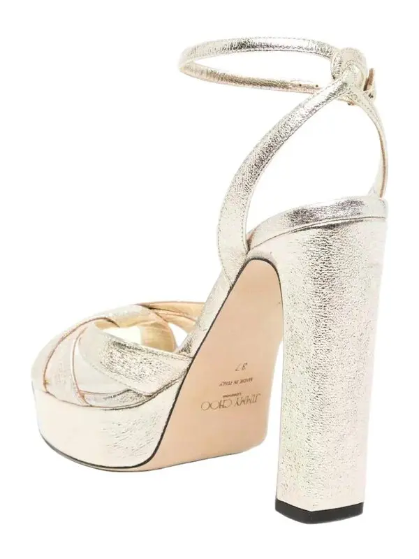 JIMMY CHOO Kove 120 Platform Sandals - Gold