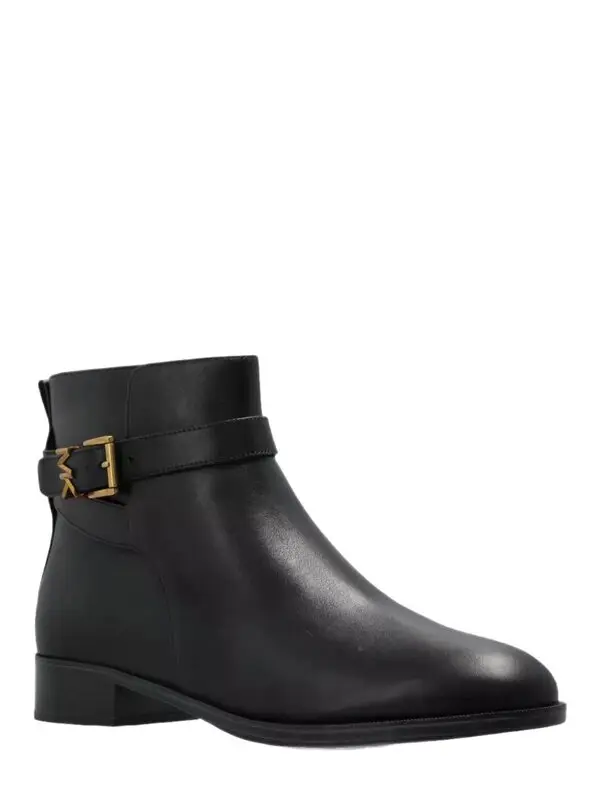 Michael Kors Rachel Buckle-strap Ankle Boots - Black