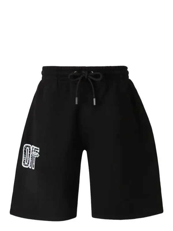 Off-White Motion Arrow Skate Sweat Shorts - Black