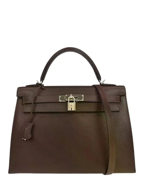 Hermès 2006 Kelly 32 Sellier Tote Bag - Brown