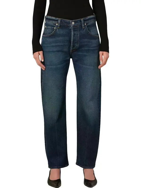 Citizens Of Humanity Winslow Boyfriend Buttoned Jeans - Blue