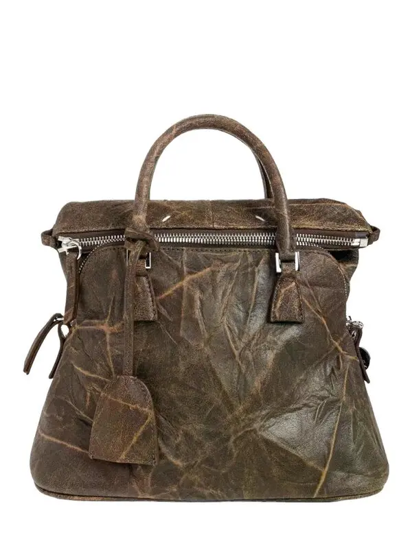 MAISON MARGIELA Mini 5ac Tote Bag - Brown